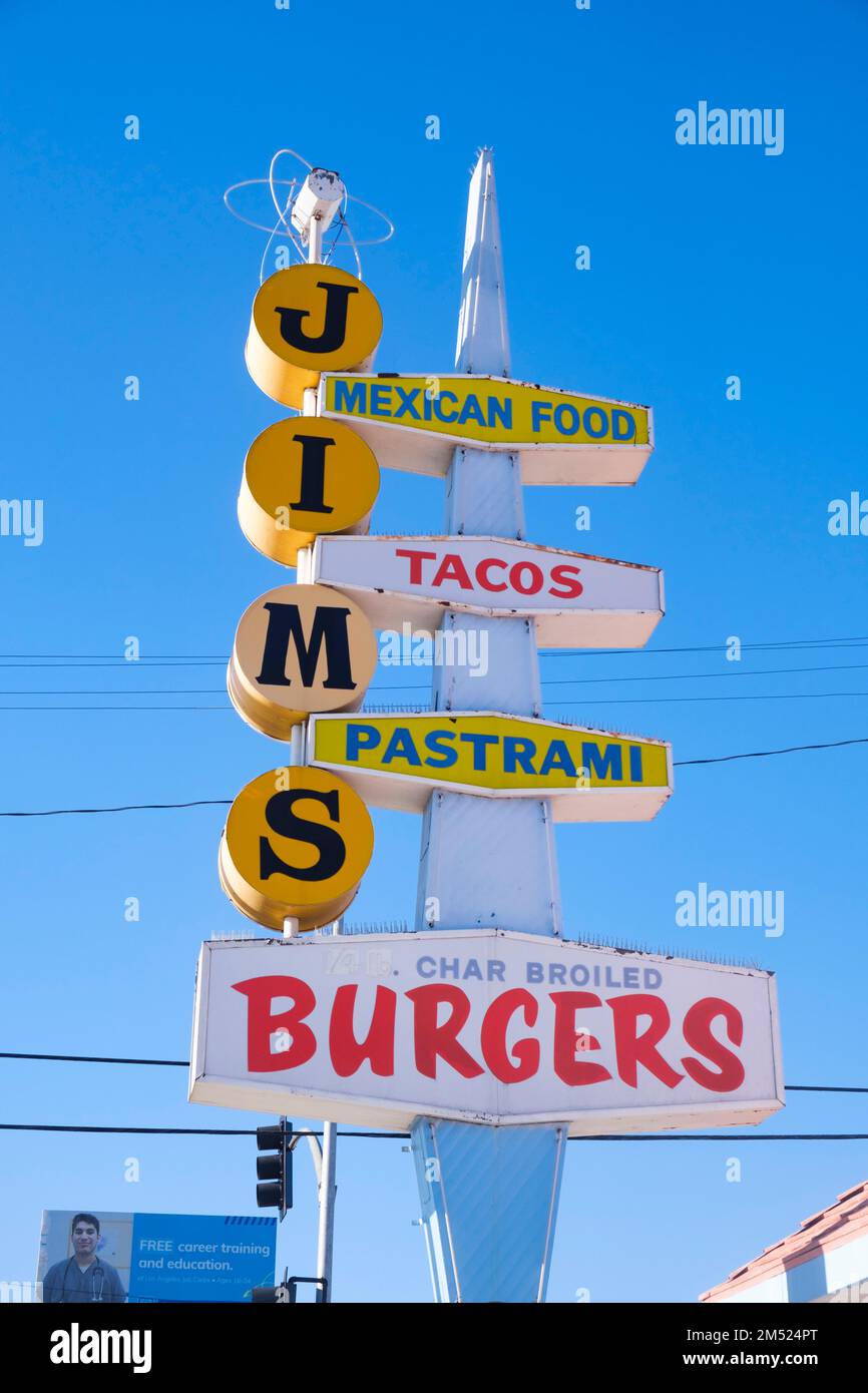 Jim's Burgers, Boyle Heights, Los Angeles, California, United States of ...