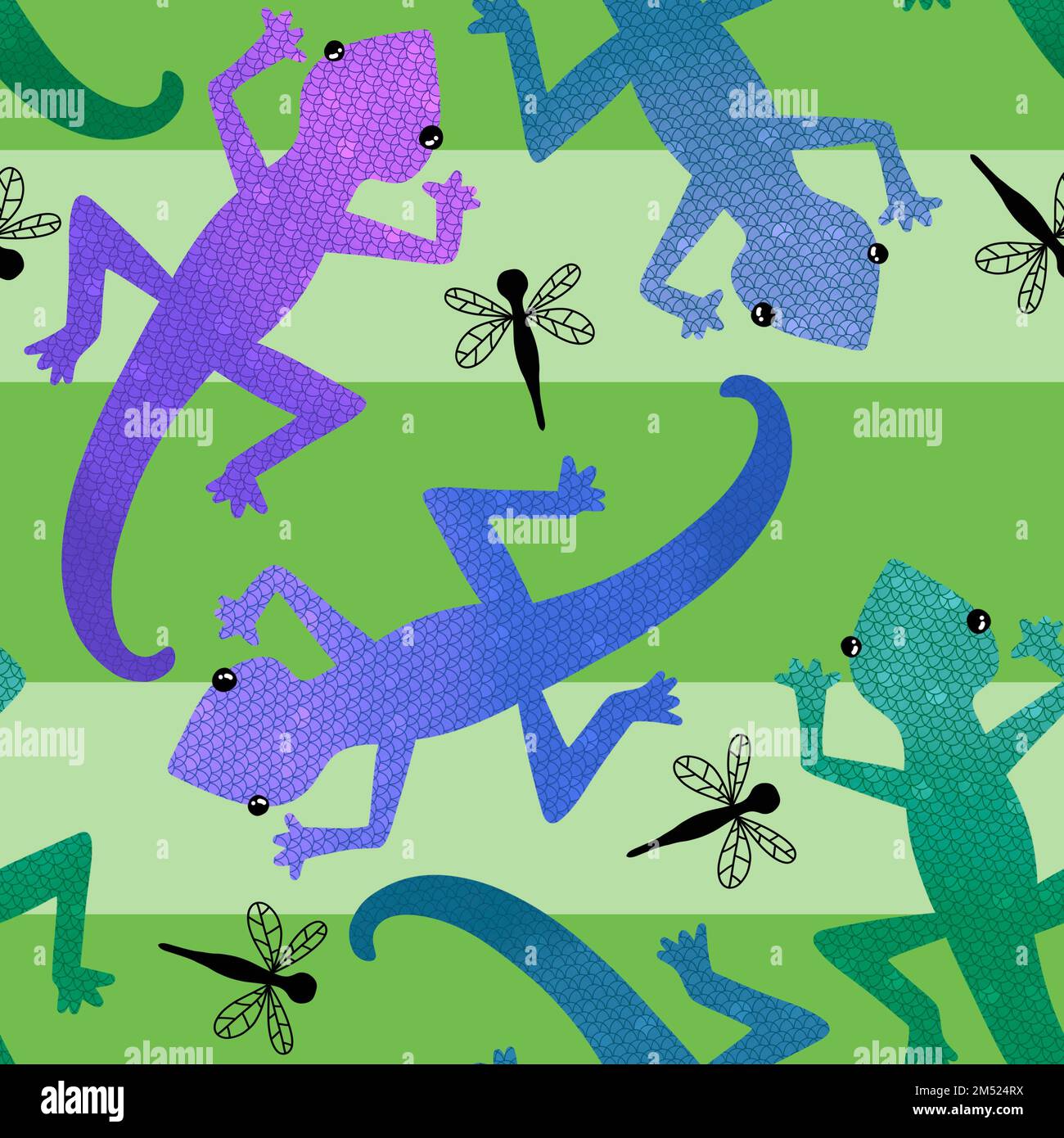 Printable Lizard Pattern