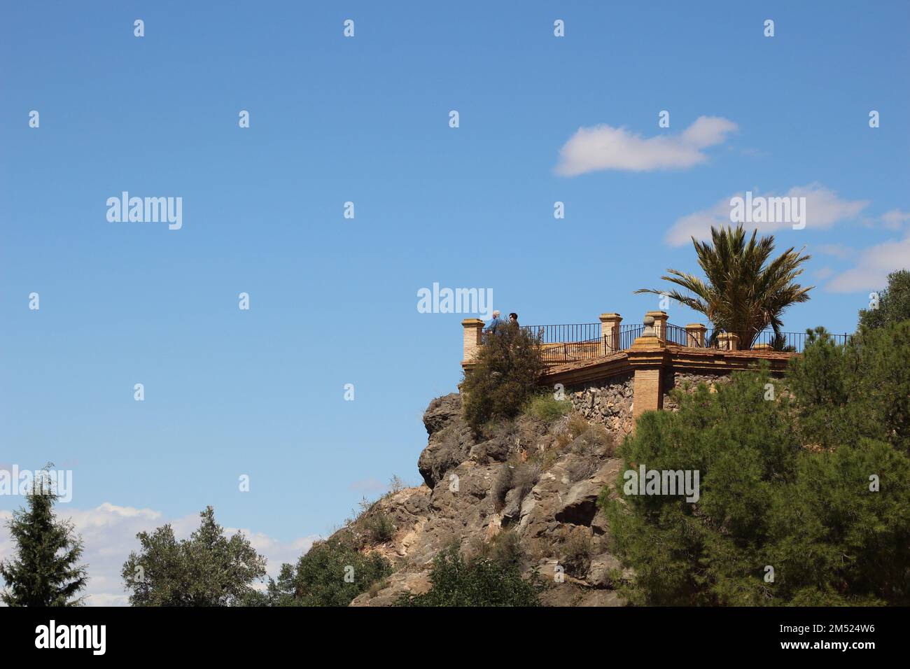The viewpoint of the Sanctuary of Our Lady of the Holy Fountain ...