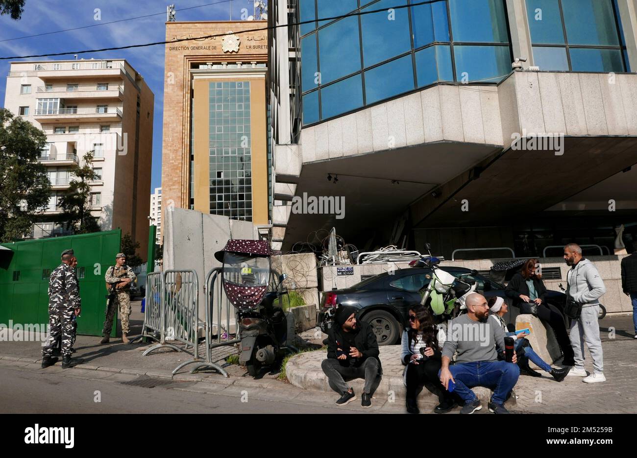 Beirut lebanon general security police force hi-res stock photography ...