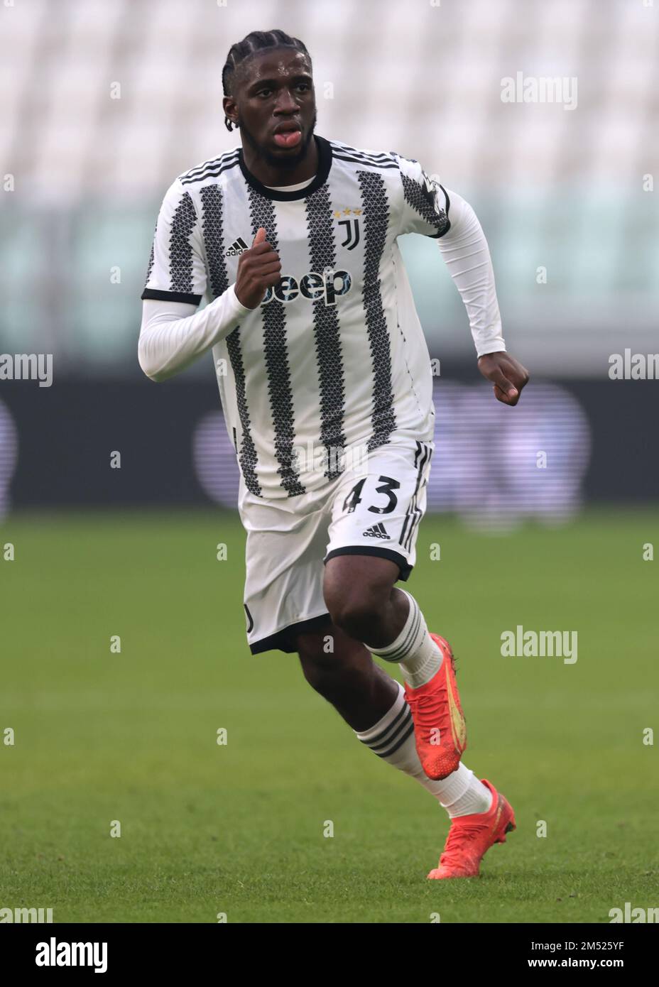 Turin, Italy, 22nd December 2022. Samuel Iling-Junior of Juventus ...
