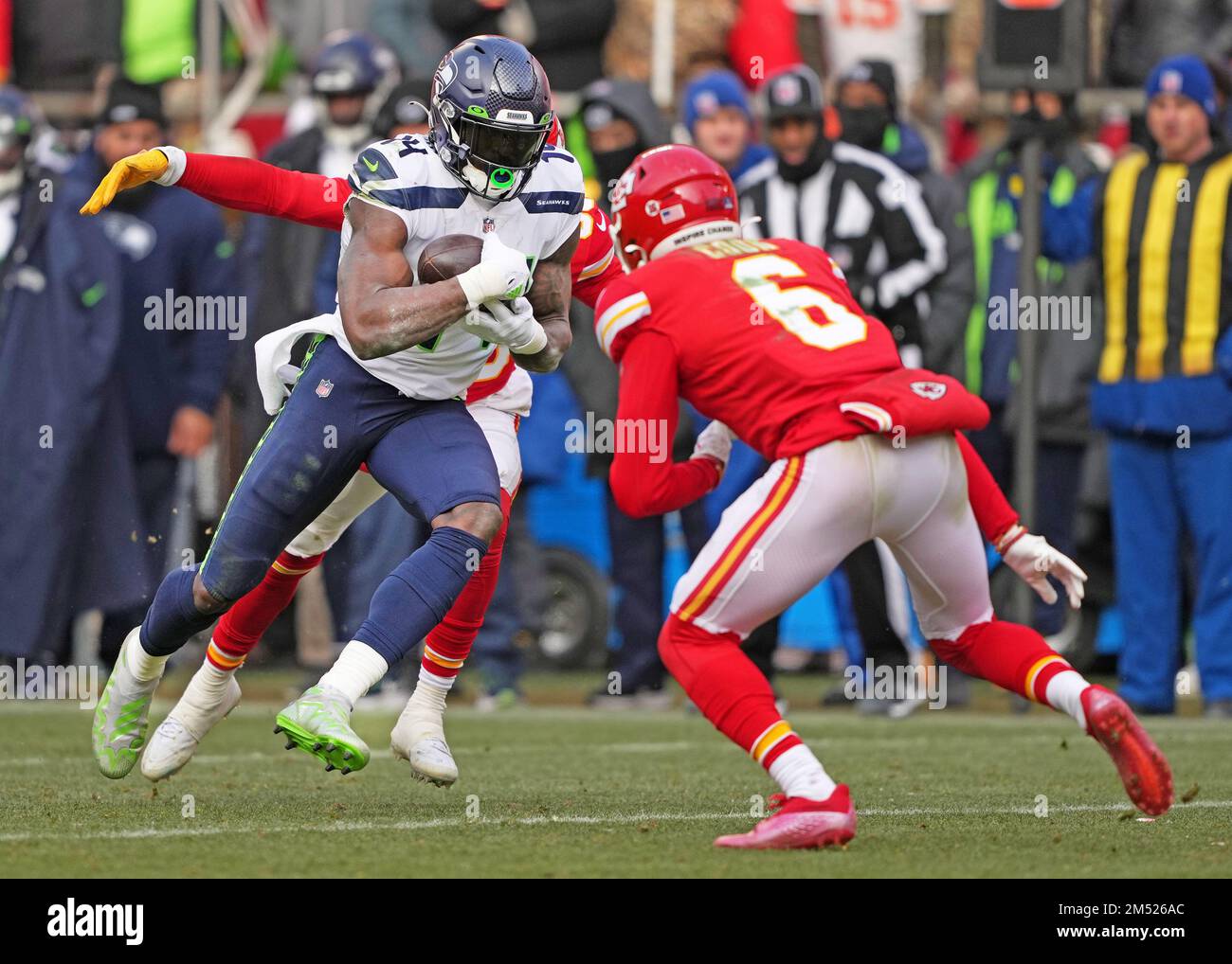 Kansas City, United States. 24th Dec, 2022. Seattle Seahawks wide ...