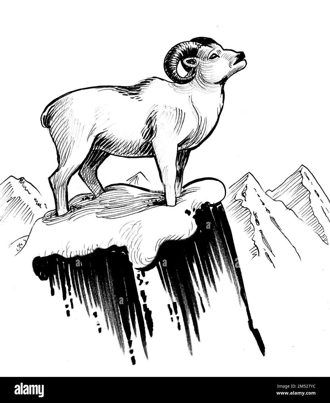 On peak of mountains Cut Out Stock Images & Pictures - Alamy