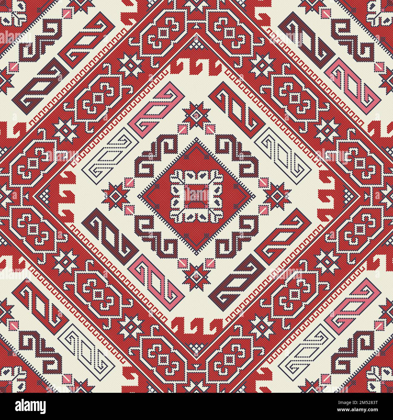 Traditional Kilim vector seamless pattern Stock Vector Image & Art - Alamy