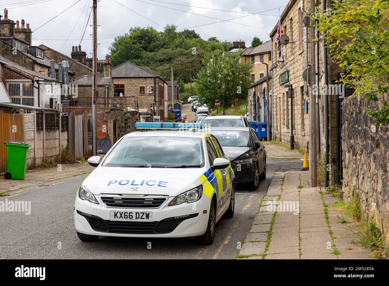 British police car parked in Ramsbottom,Bury,Manchester,UK Stock Photo ...