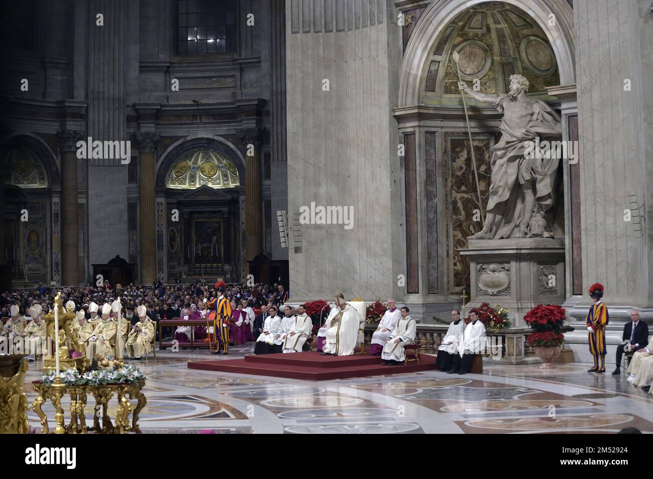 Vatican City, Vatican City. 24th Dec, 2022. Pope Francis celebrates ...