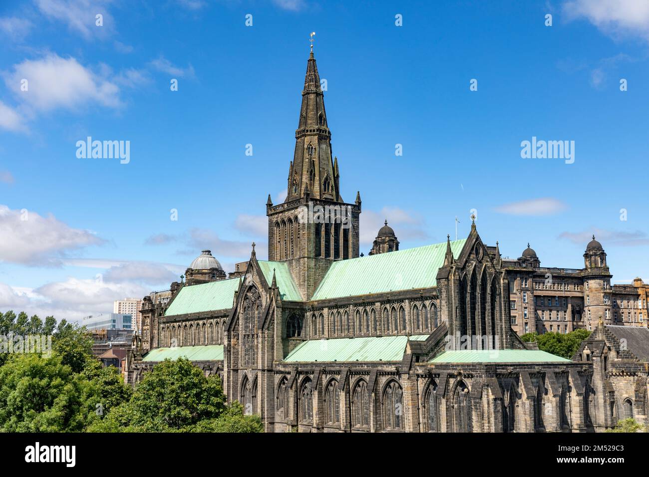 Glasgow Cathedral building exterior, summer 2022, glasgow's oldest ...