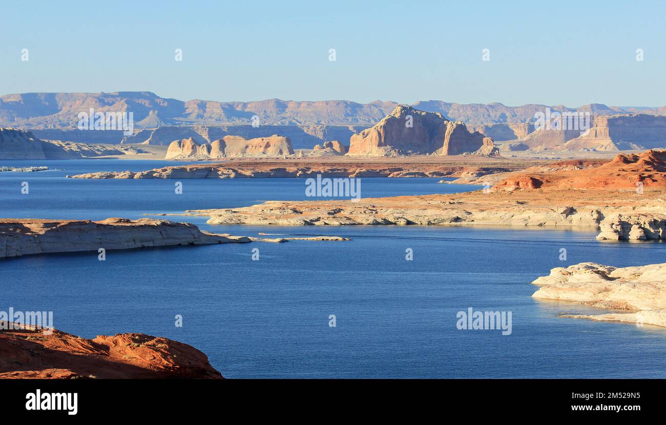 Blue Lake Powell - Arizona Stock Photo - Alamy