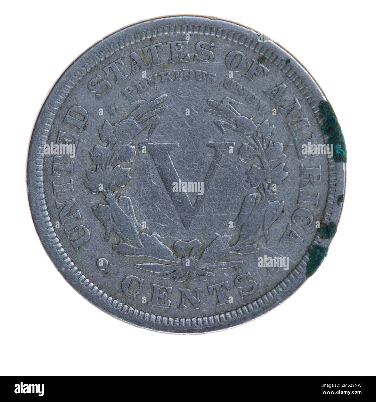 Antique US Coin 1907 Nickel Stock Photo - Alamy