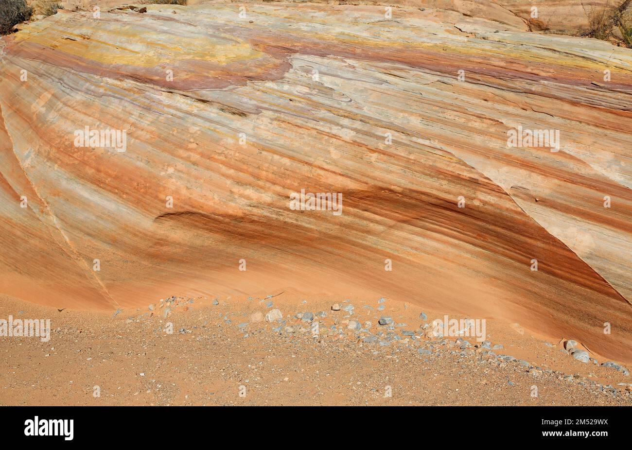 Rock and sand - Nevada Stock Photo - Alamy