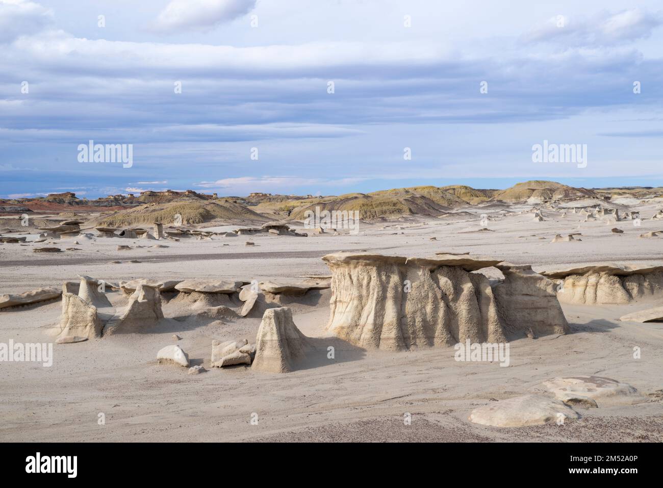 Photograph of the Bisti/De-Na-Zin Wilderness Area, a beautiful site of ...