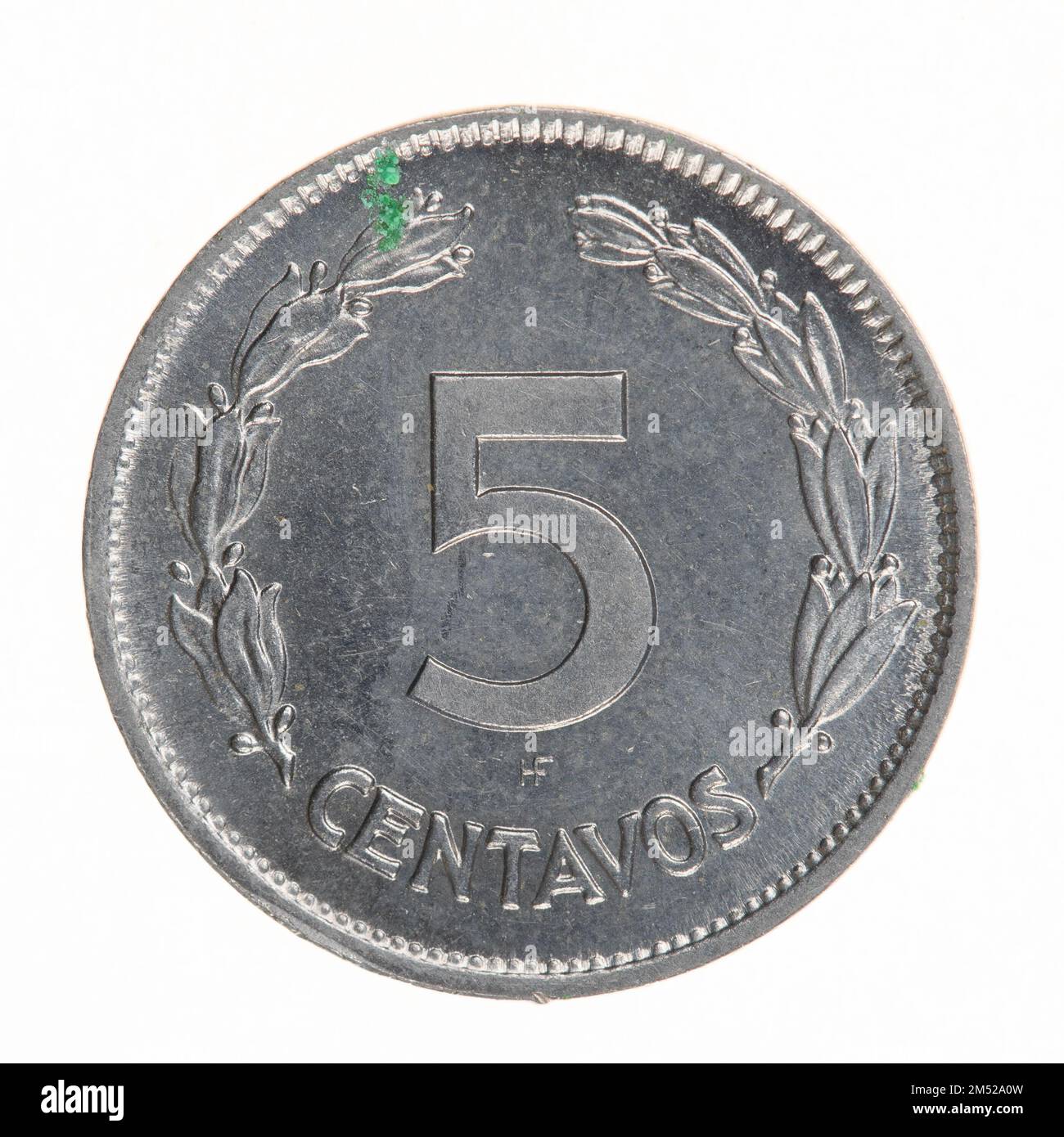 Ecuador 1937 Five Centavos Coin Stock Photo - Alamy