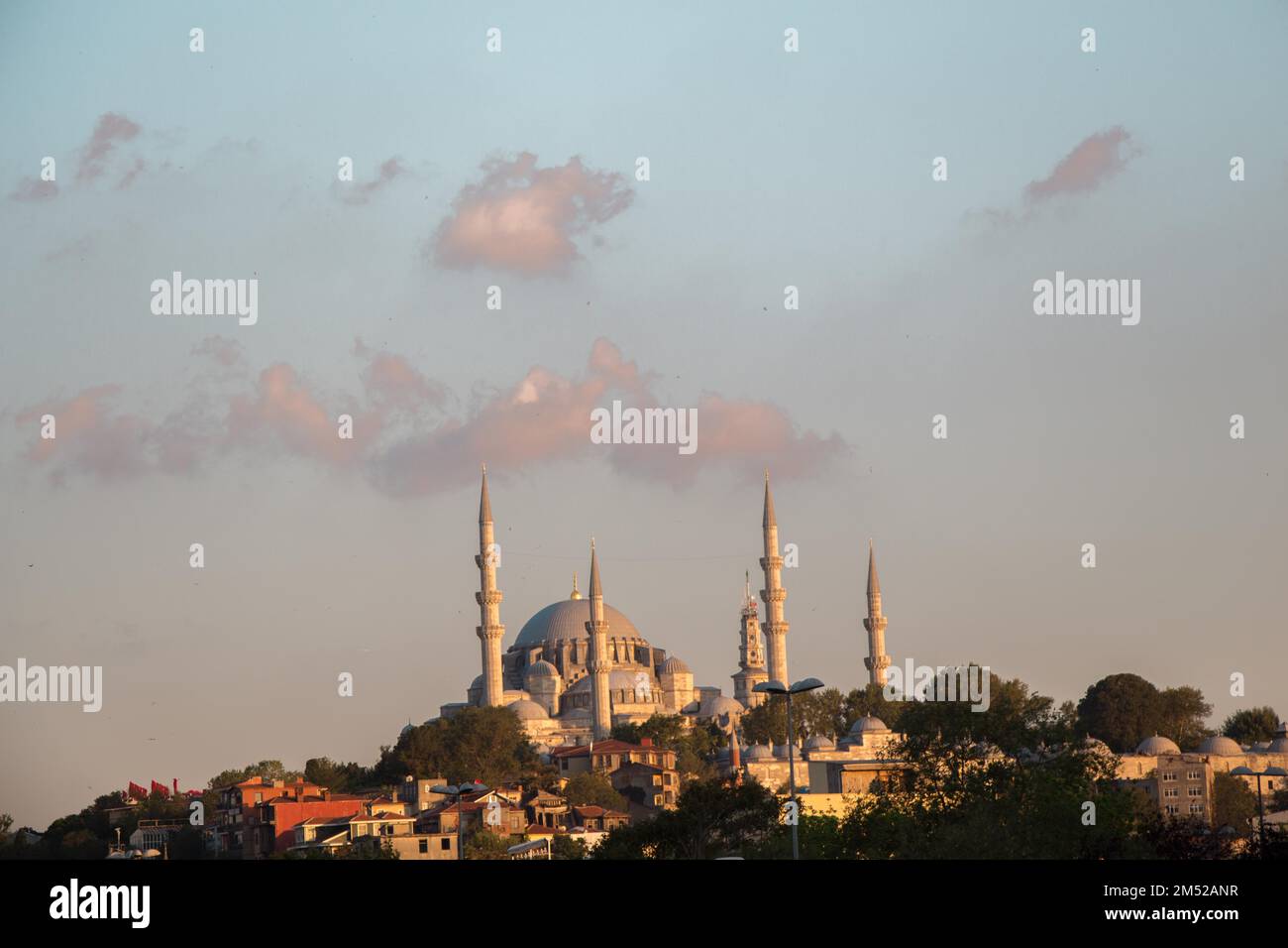 Outer view of Ottoman style mosque in Istanbul Stock Photo - Alamy