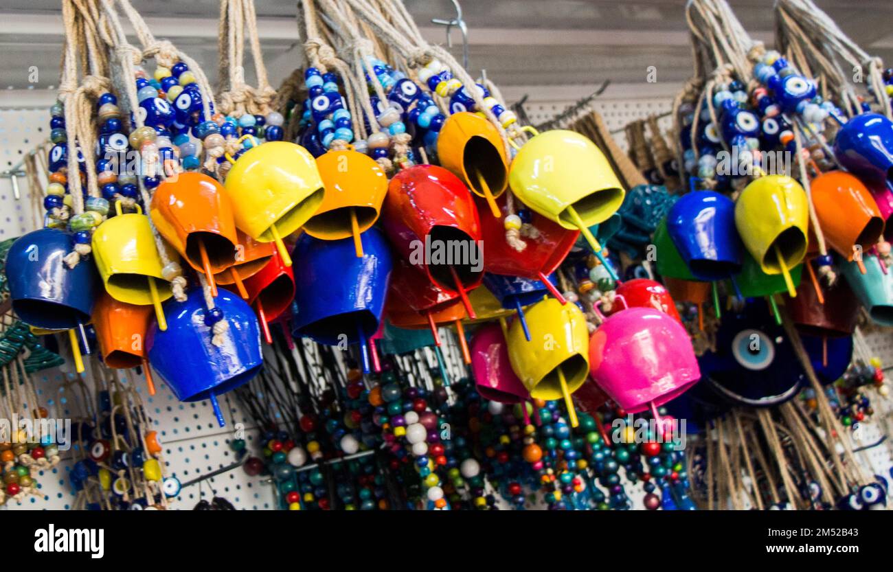 Antique old style retro metal bell Stock Photo - Alamy