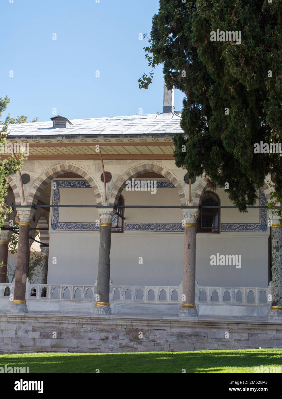 Ancient columns from Ottoman times in the view Stock Photo - Alamy