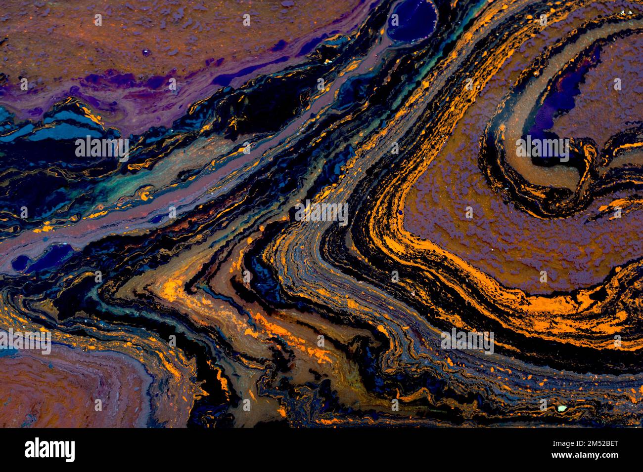 Ebru marbling handmade art, traditional Ebru technique. Abstract ...