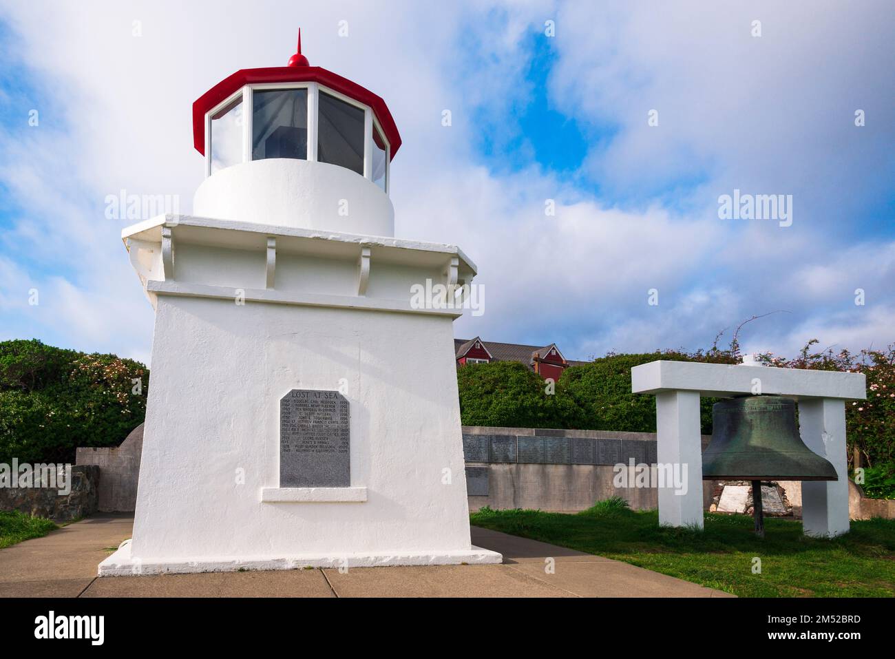 The Trinidad Memorial Lighthouse, Trinidad, California USA Stock Photo ...