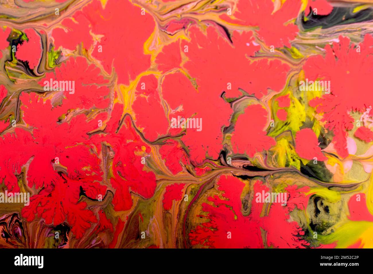 Ebru marbling handmade art, traditional Ebru technique. abstract ...