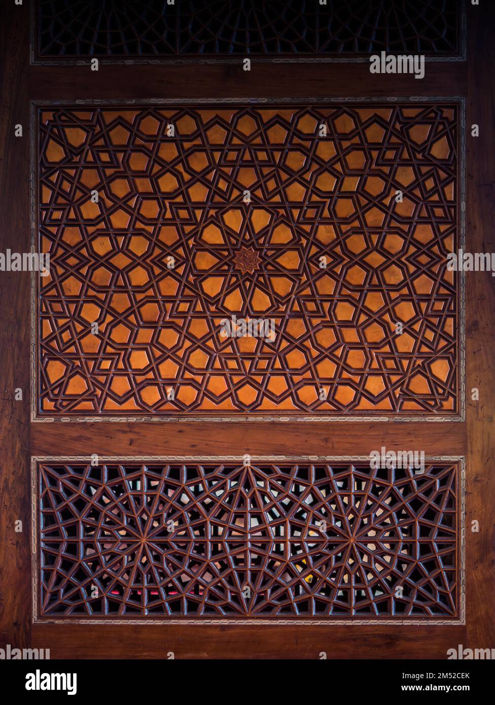 Ottoman Turkish art with geometric patterns in view Stock Photo - Alamy