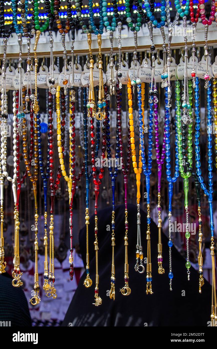 Set of praying beads of various colors Stock Photo - Alamy