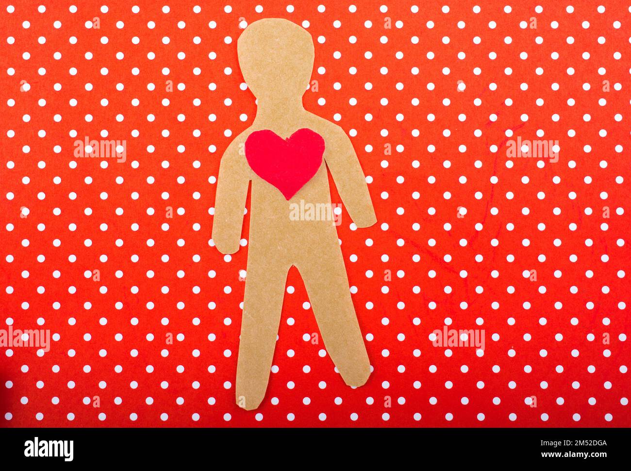 Valentine's day wording on torn paper as Love concept Stock Photo - Alamy