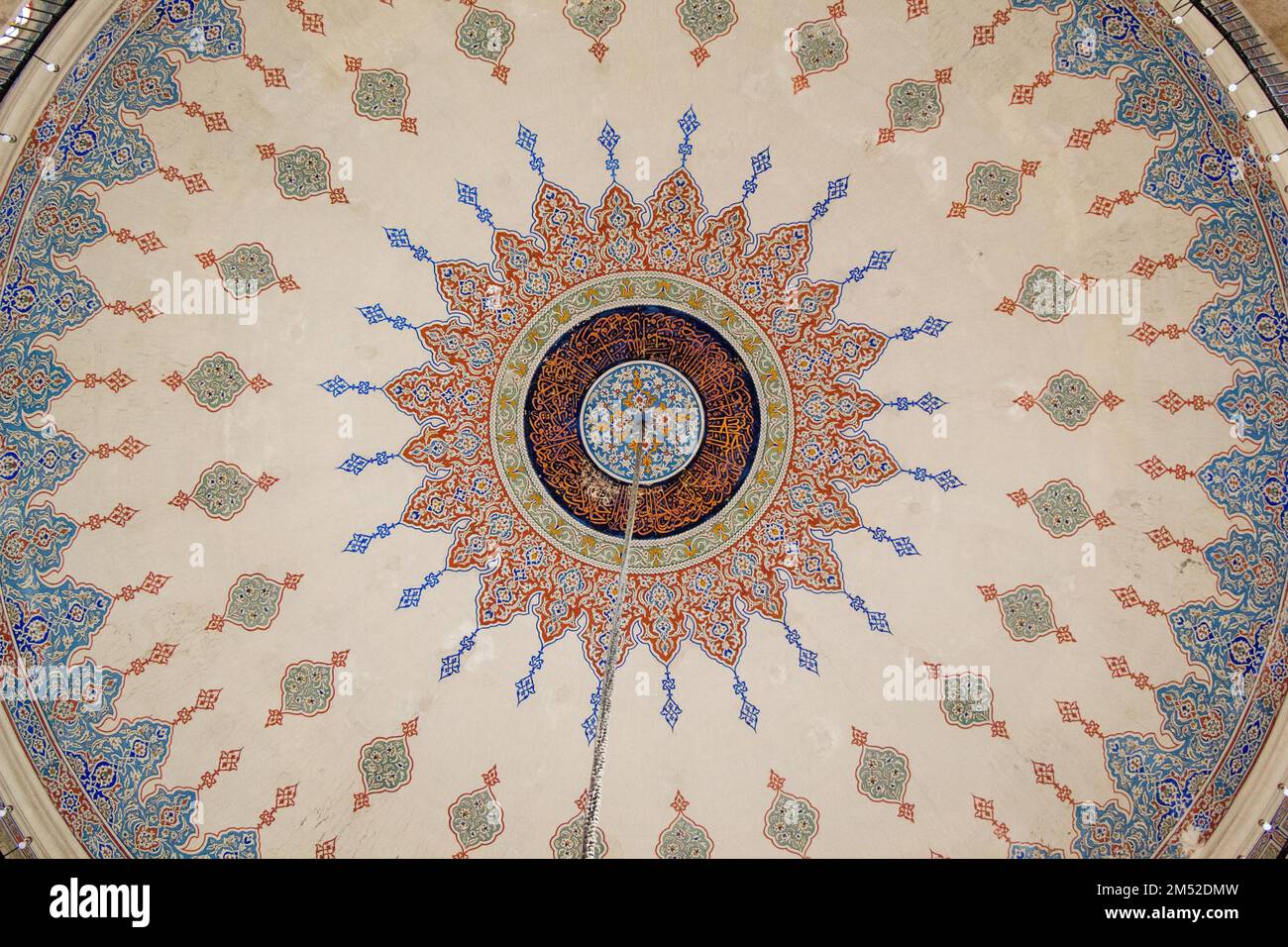 Inner view of dome in Ottoman architecture in, Istanbul, Turkey Stock ...