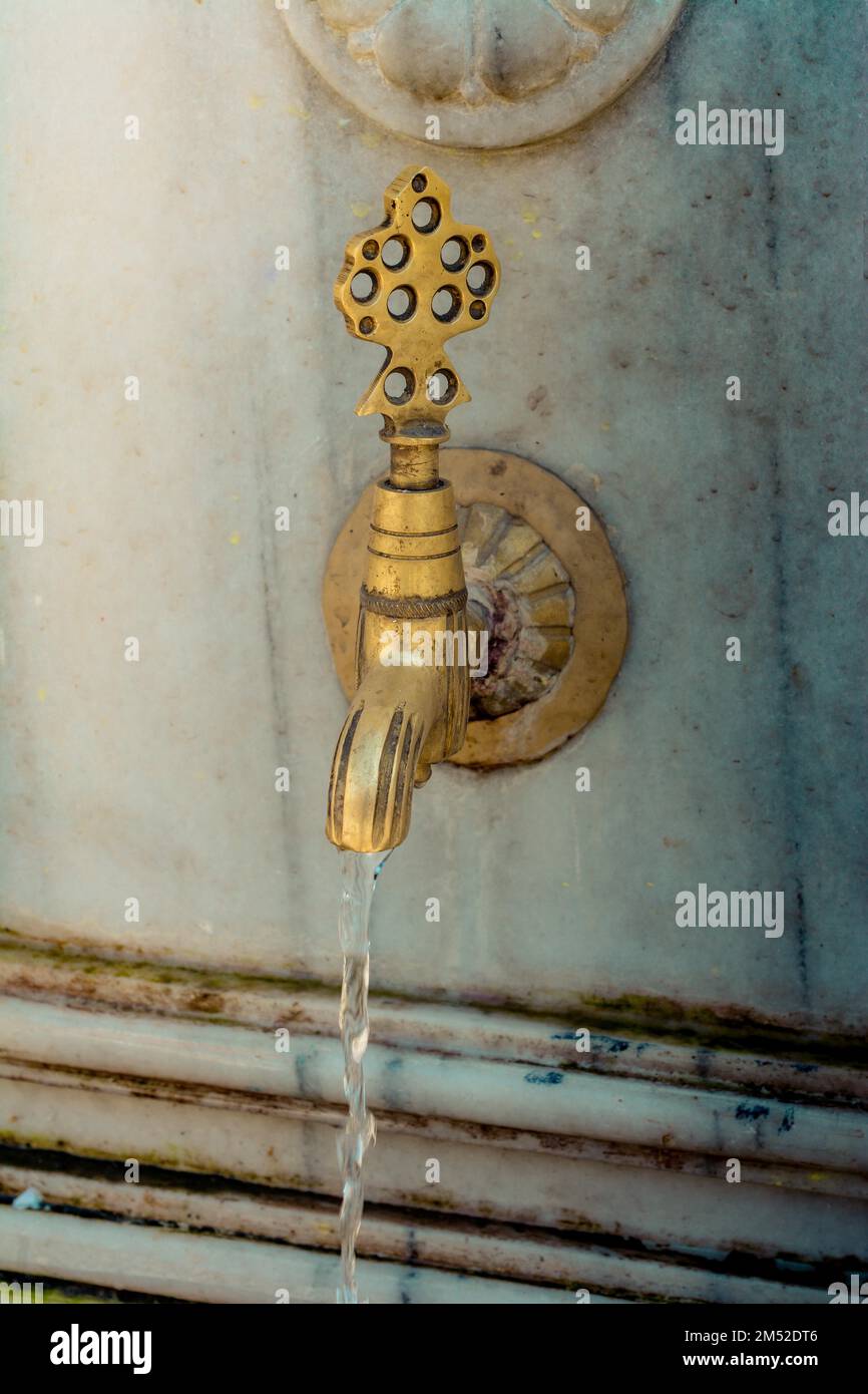 Turkish Ottoman style water tap examples Stock Photo - Alamy