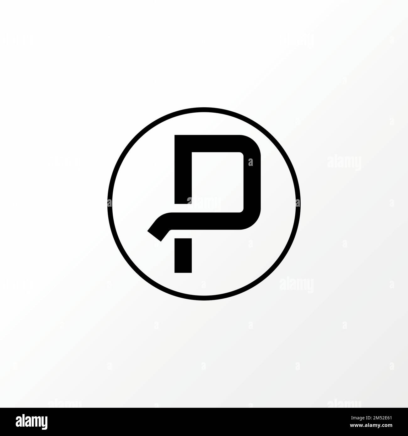 Simple and unique letter or word P attractive font shape image graphic ...