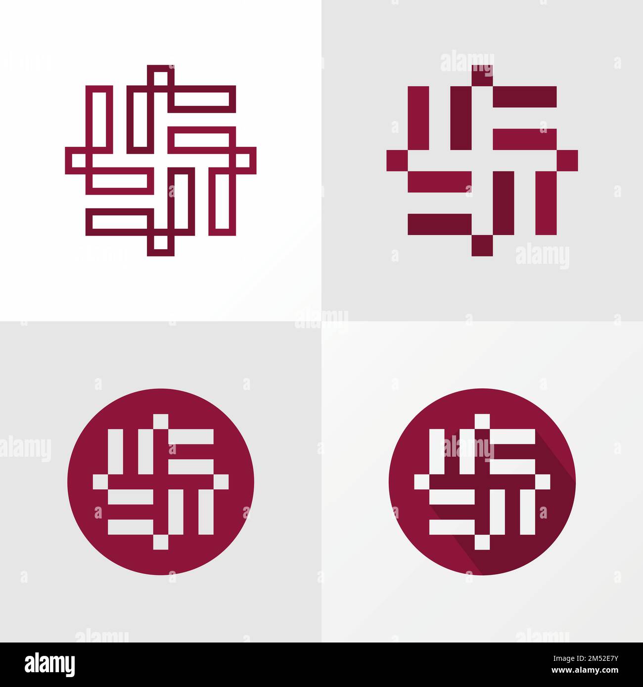 Rectangle shape ornament Stock Vector Images - Alamy