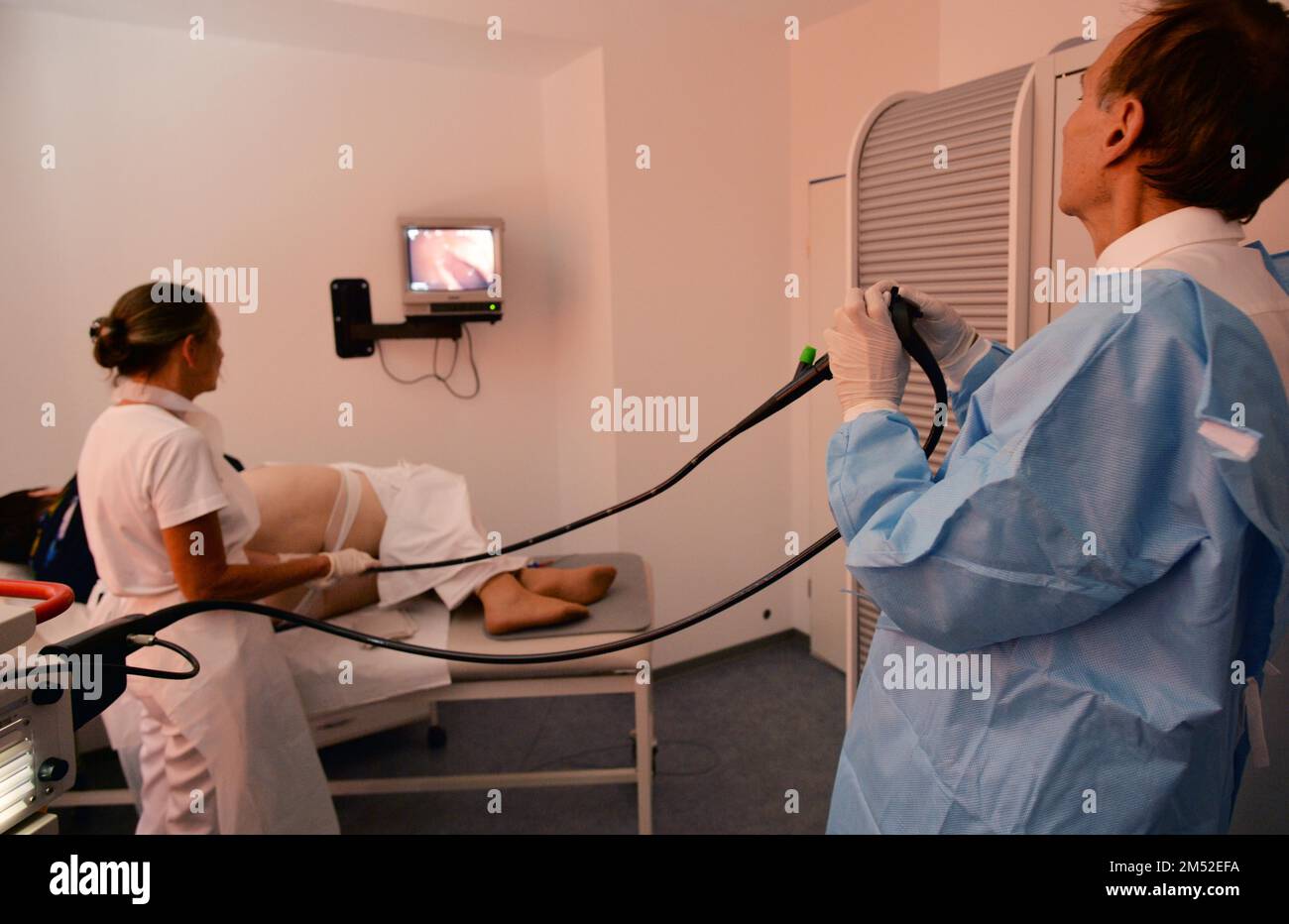 Colonoscopy, performed here in an internal medicine practice, is an ...