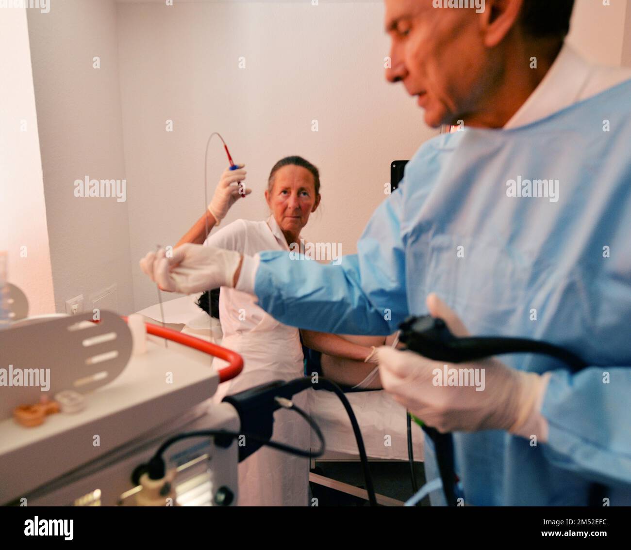 Colonoscopy, performed here in an internal medicine practice, is an ...