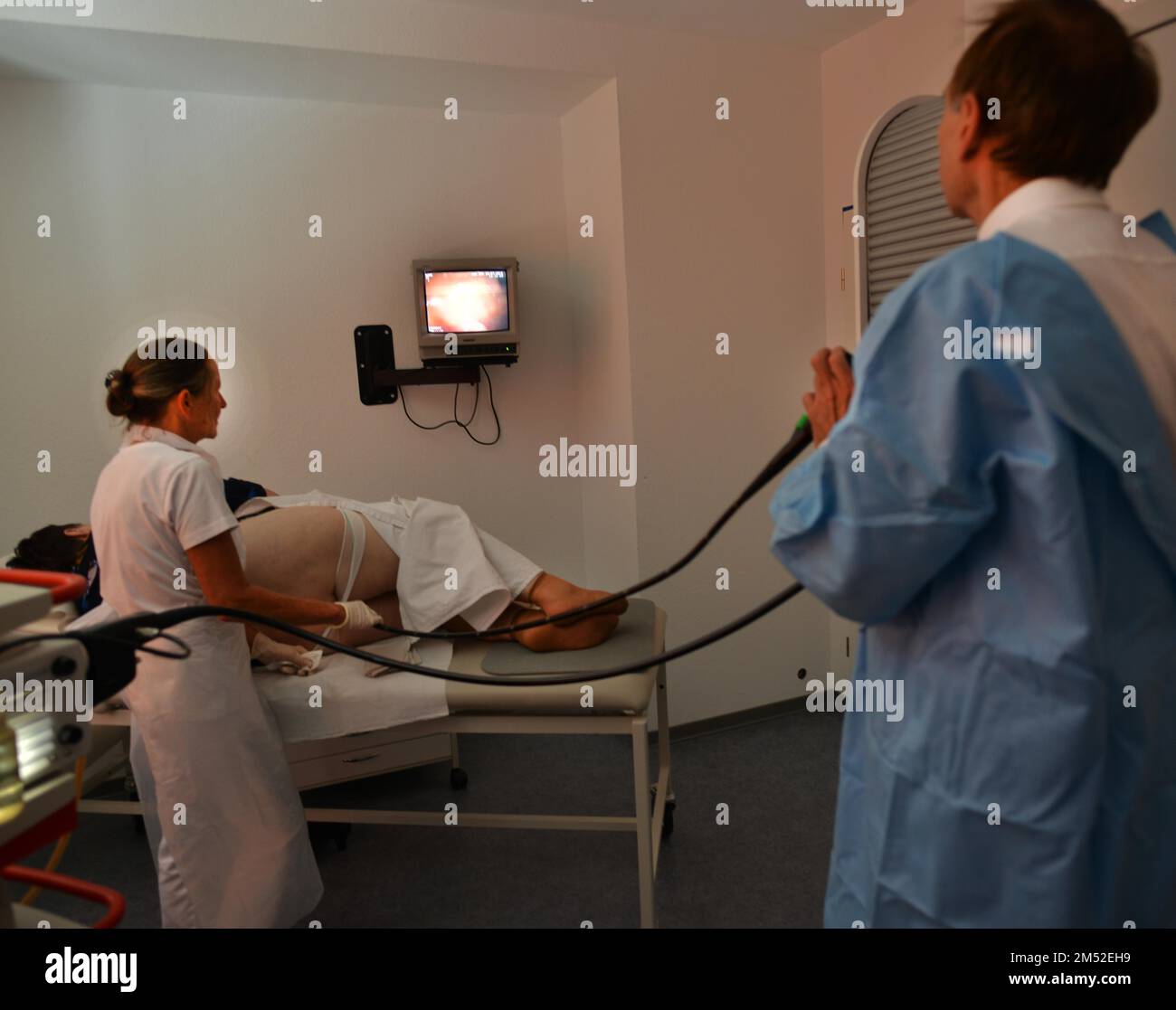 Colonoscopy, performed here in an internal medicine practice, is an ...