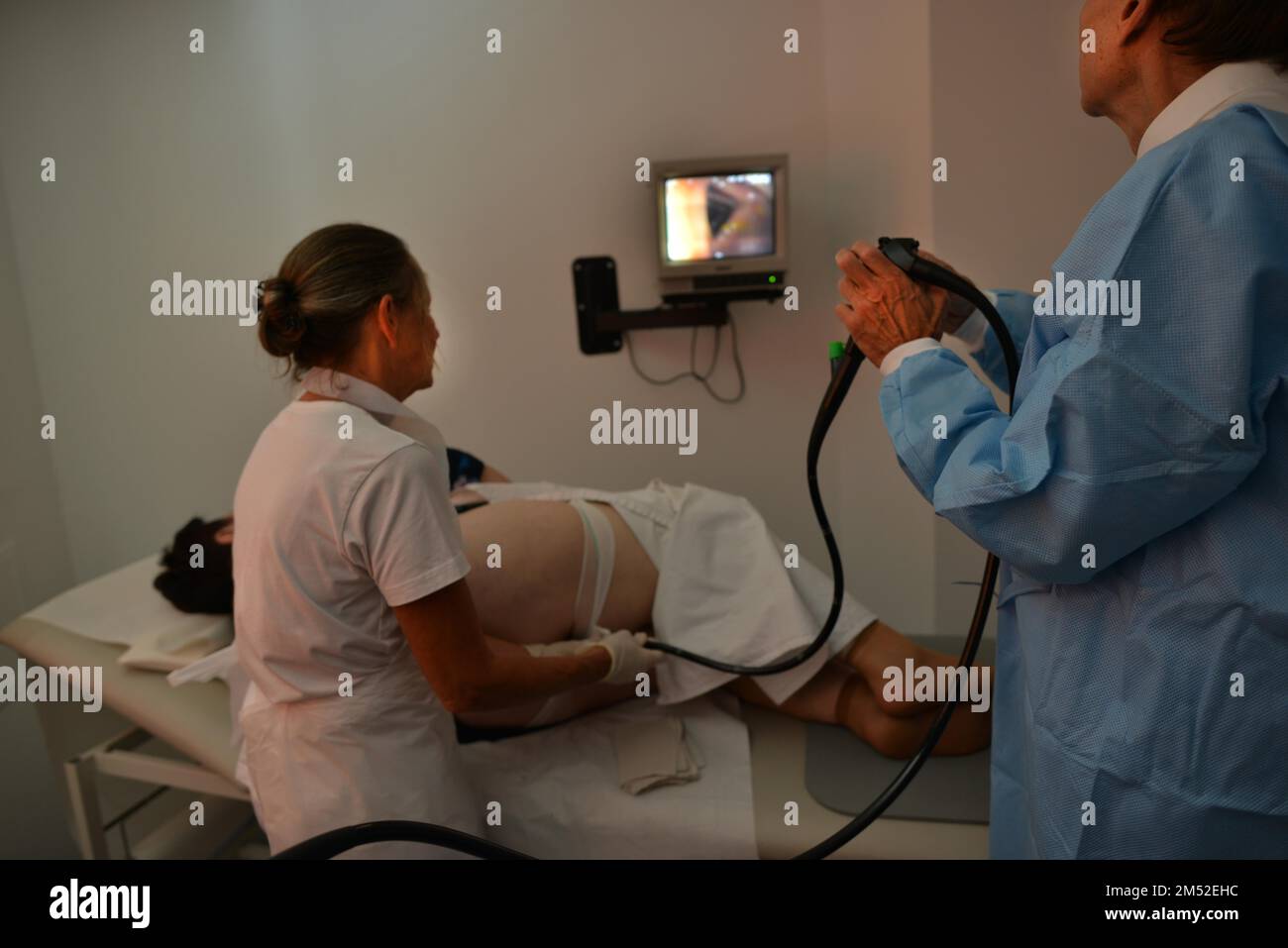 Colonoscopy, performed here in an internal medicine practice, is an ...