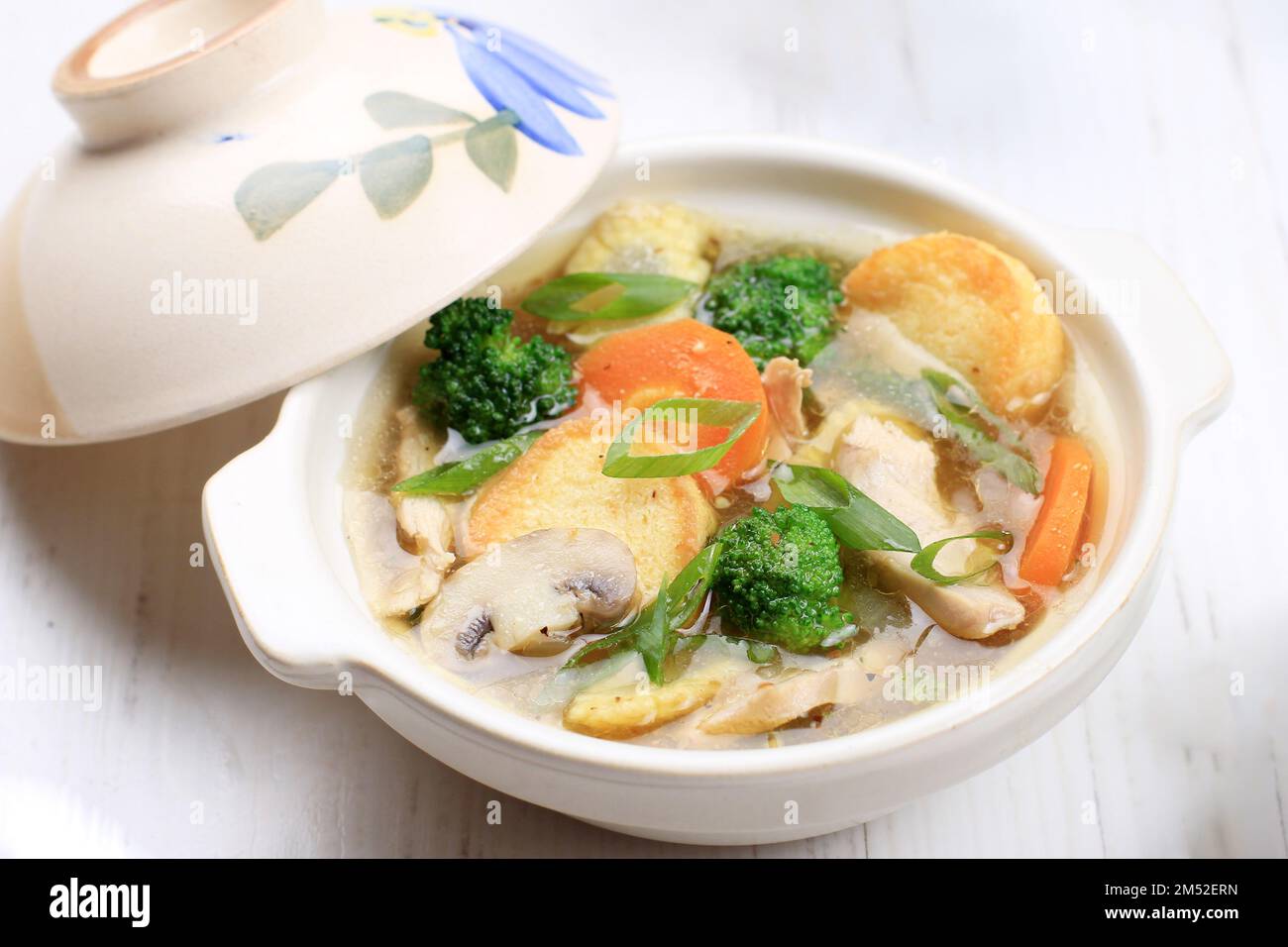 Homemade Sapo Tofu or Sapo Tahu, Chinese Restaurant Dish with Japanese ...