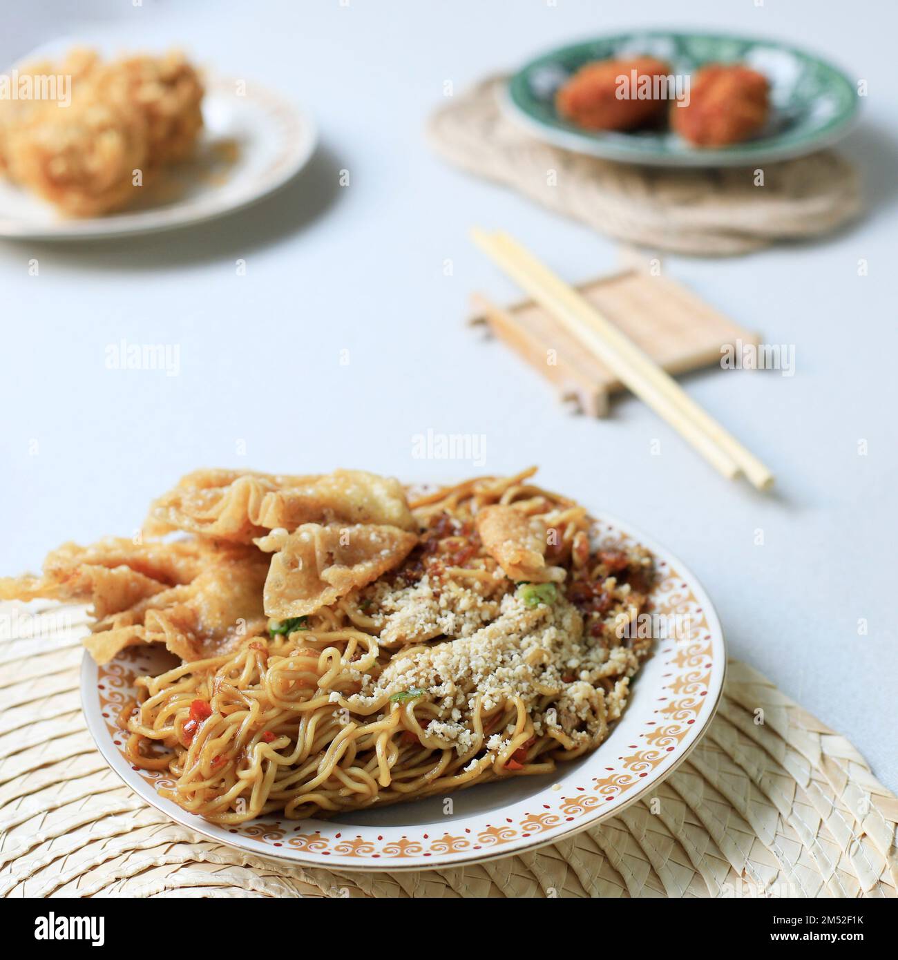 Mie Goreng ala Mie Gacoan, Fried Noodle with Shredded Chicken Topping ...