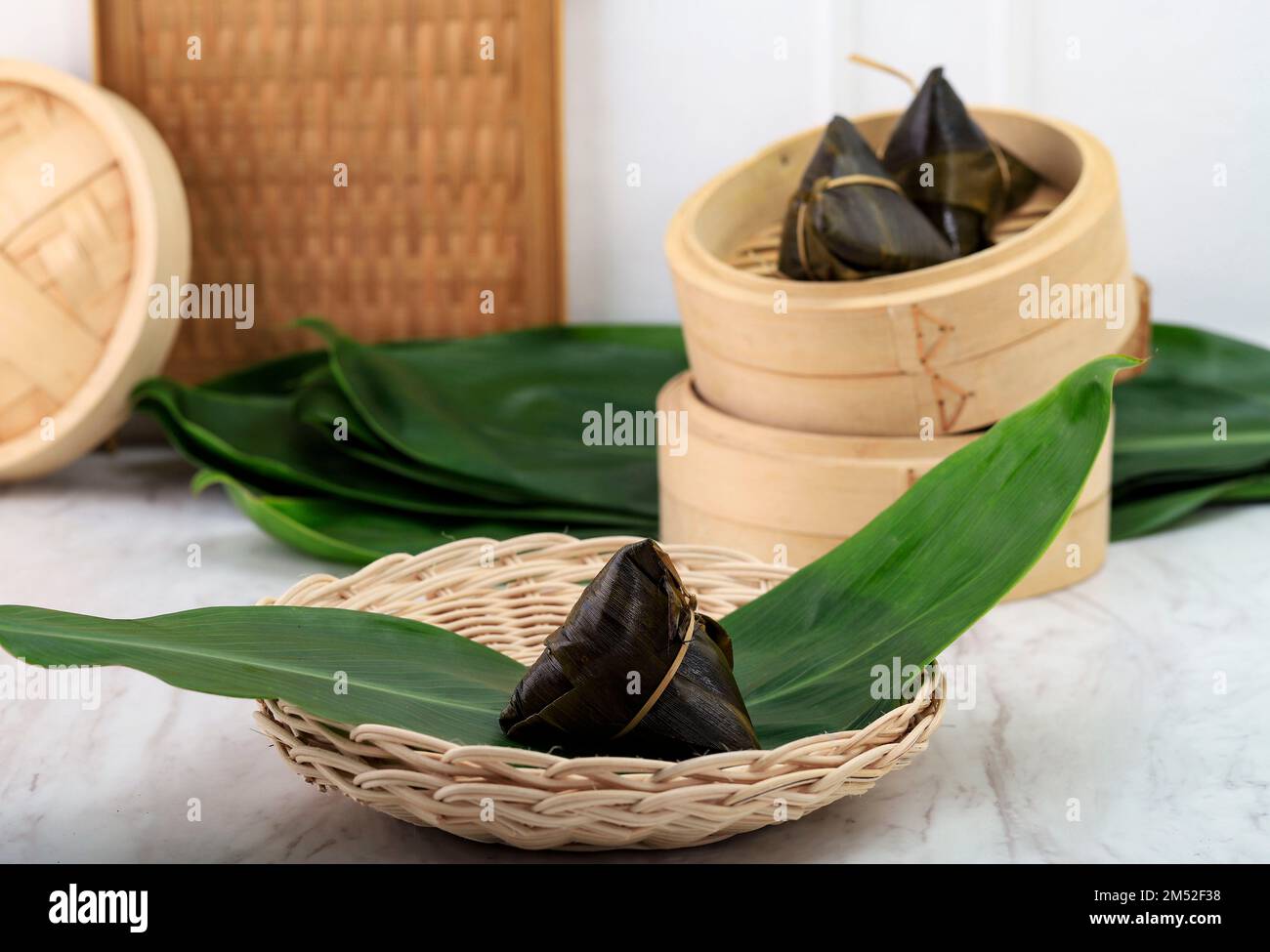 Zongzi or Bakcang, Traditional Chinese Rice Dish Made from Glutinous ...