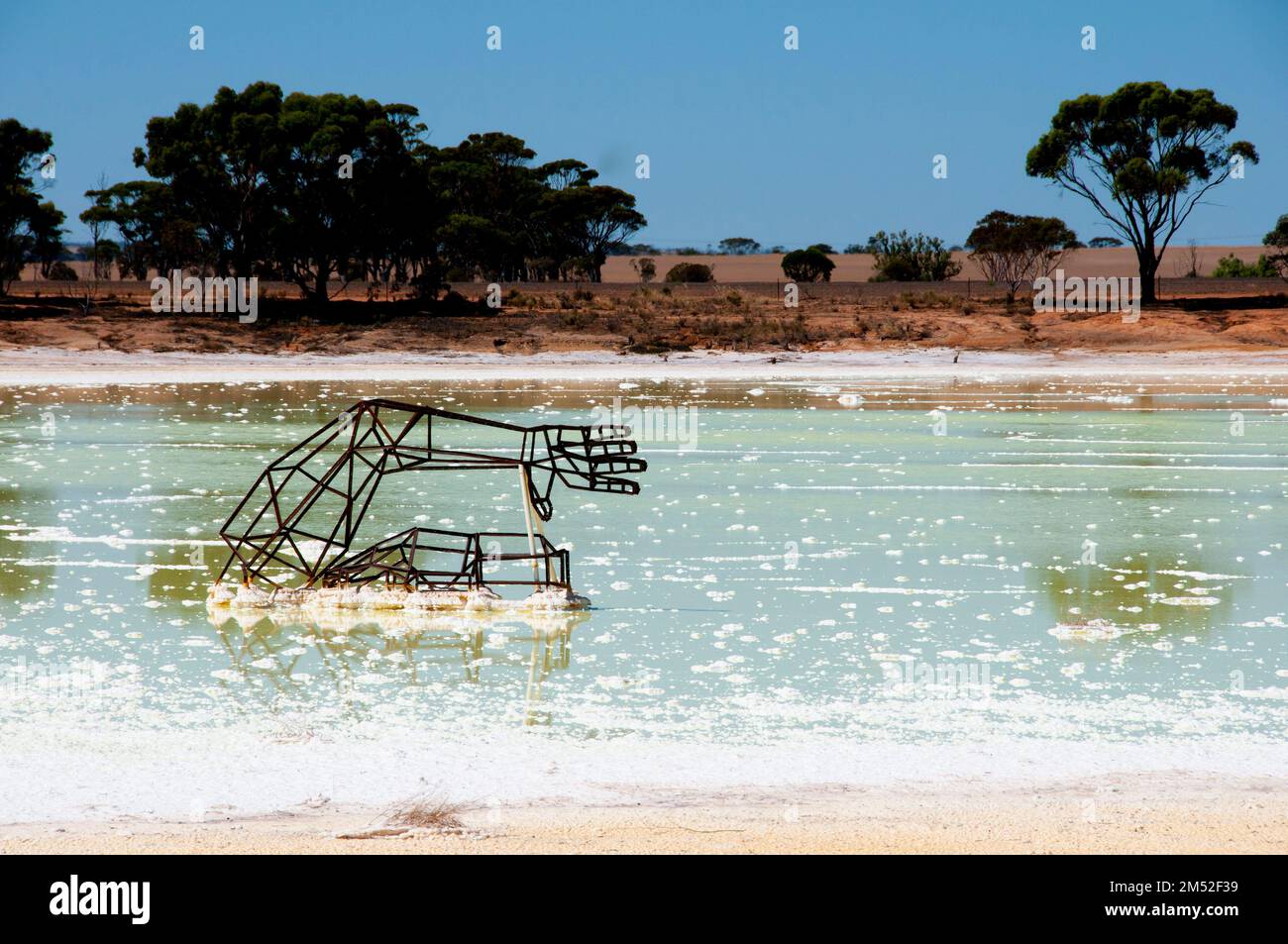 Salt Lake - Western Australia Stock Photo - Alamy