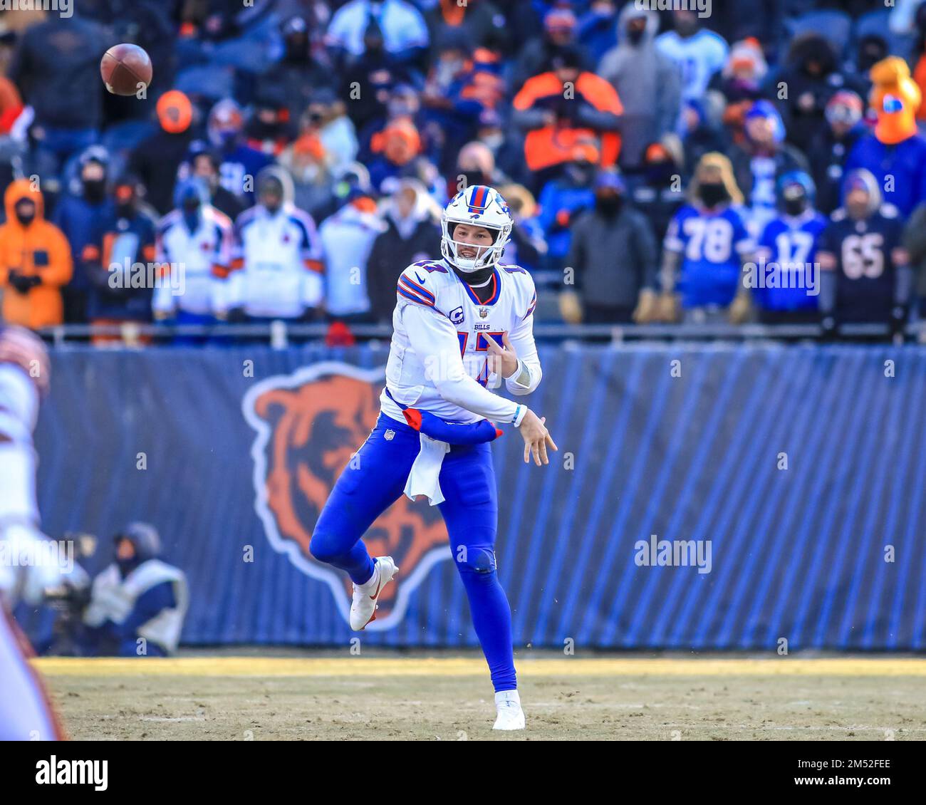 December 24, 2022 - Buffalo Bills quarterback Josh Allen (17) unleashes ...