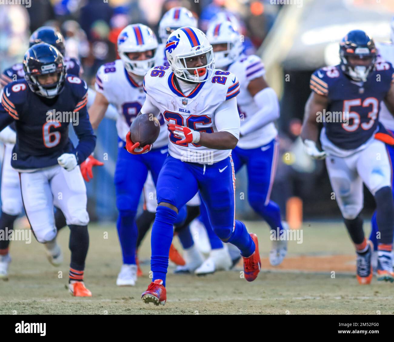 December 24, 2022 - Buffalo Bills running back Devin Singletary (26 ...