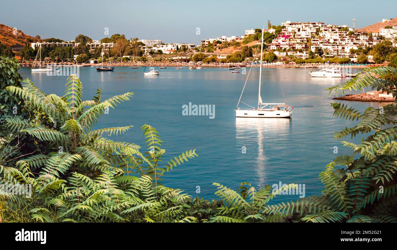 Aspat beach bodrum hi-res stock photography and images - Alamy