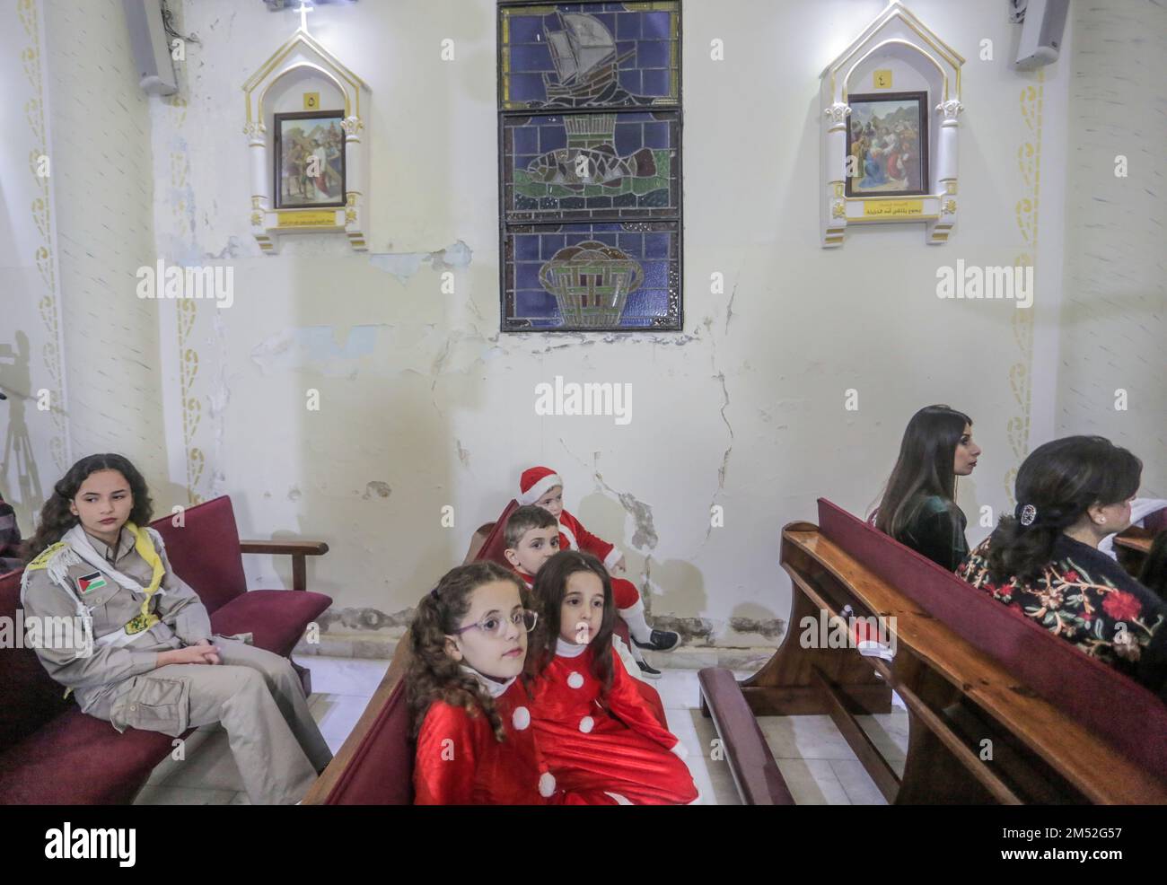 Holy family church in gaza city hi-res stock photography and images - Alamy