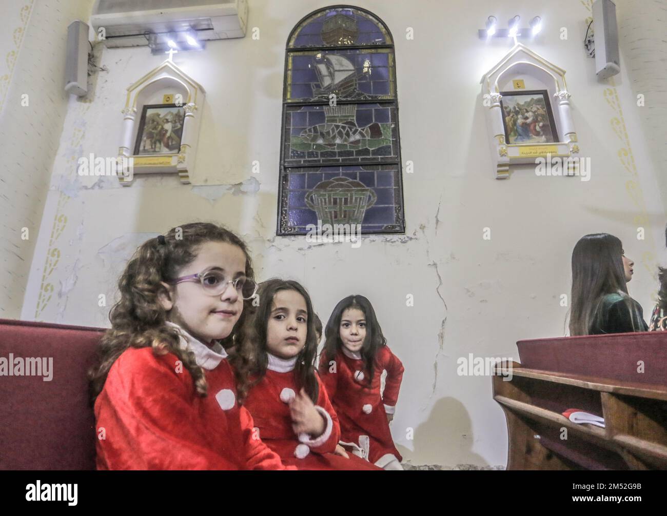 Holy family church in gaza city hi-res stock photography and images - Alamy