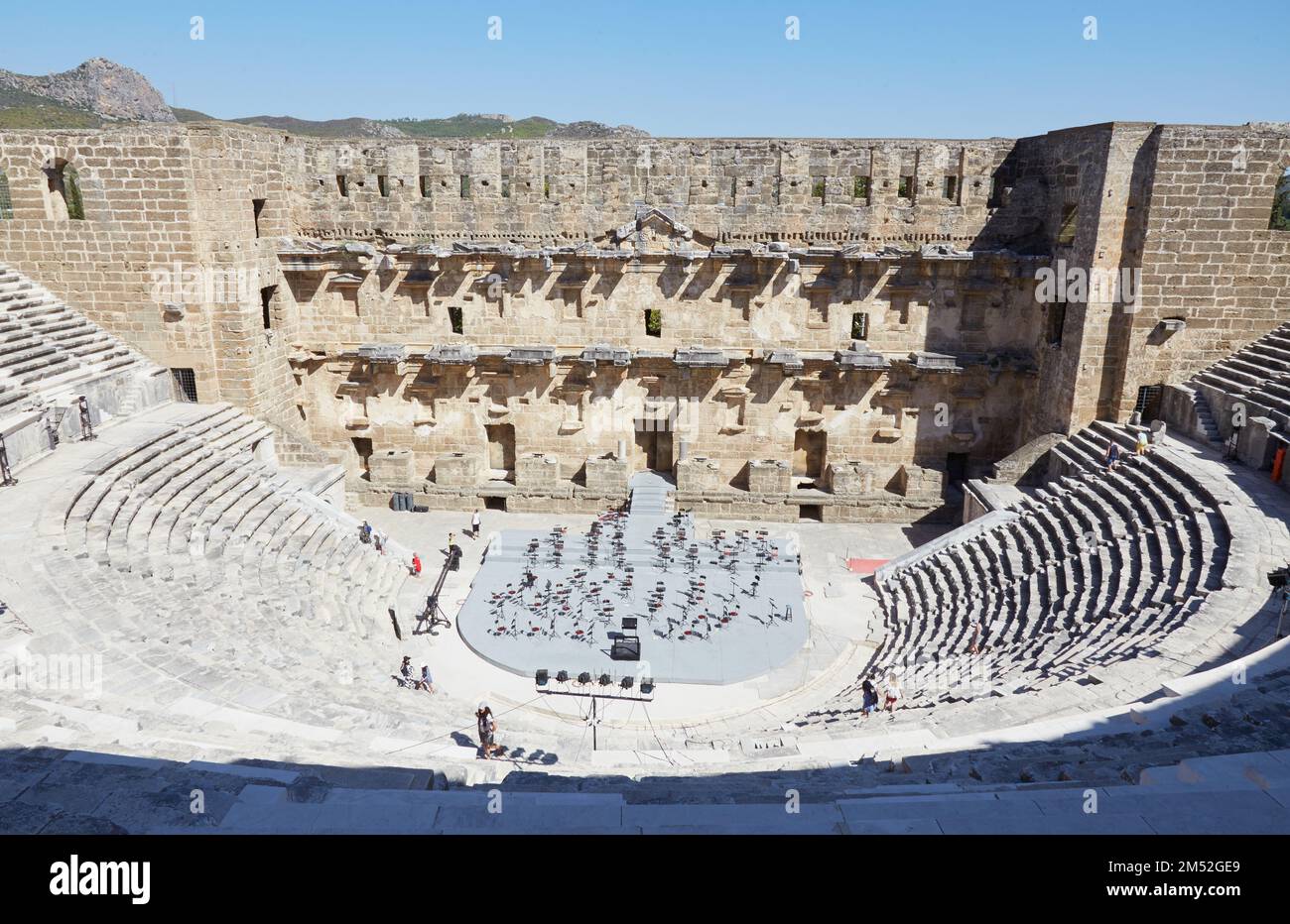Ancient theatre of aspendos concert hi-res stock photography and images ...