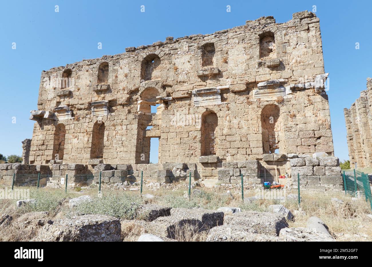 Aspendos Theater, the World's Best-Preserved Roman Theater Stock Photo ...