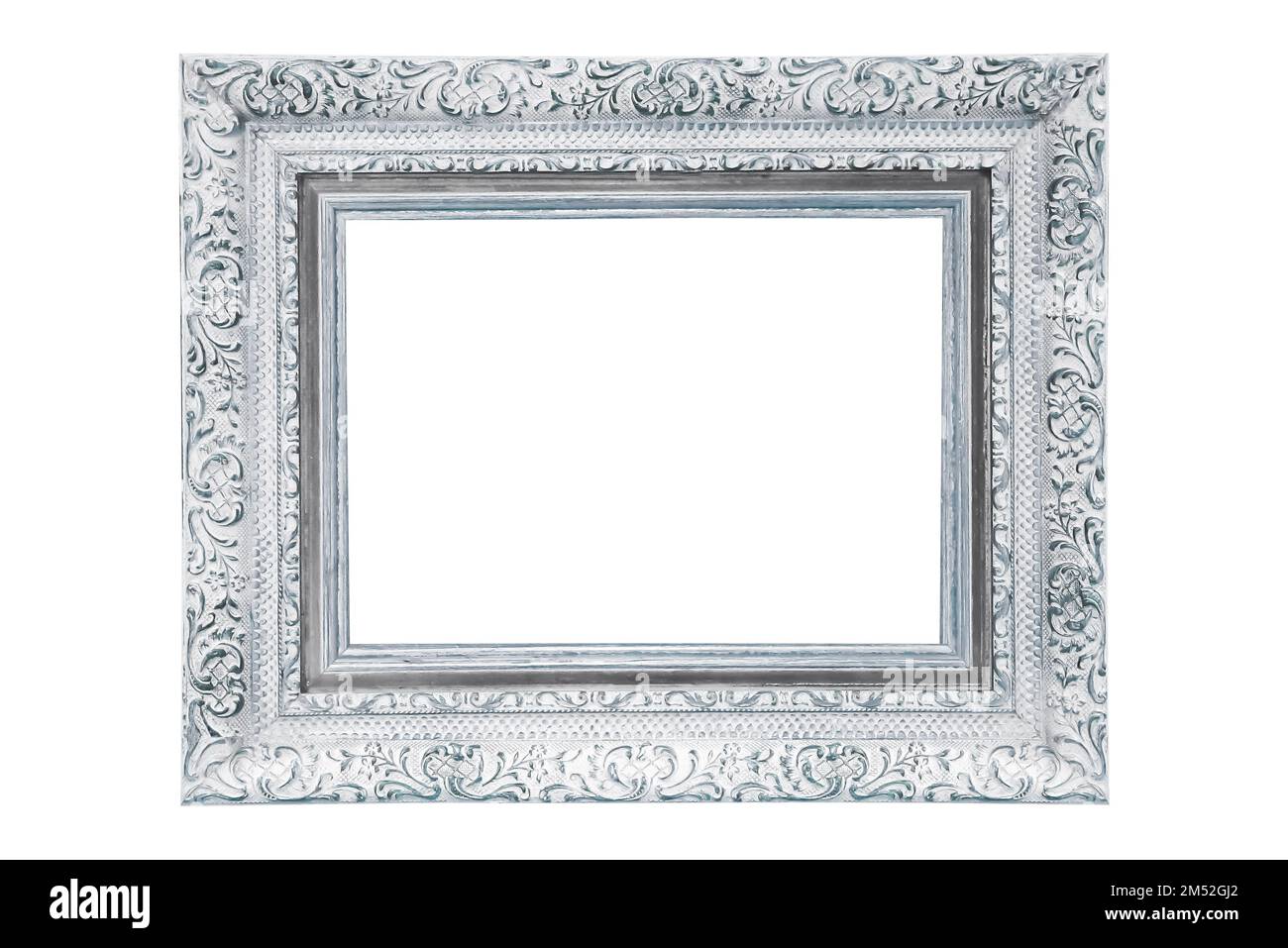 Rectangular frame border classical washed-out shabby chic style modern ...