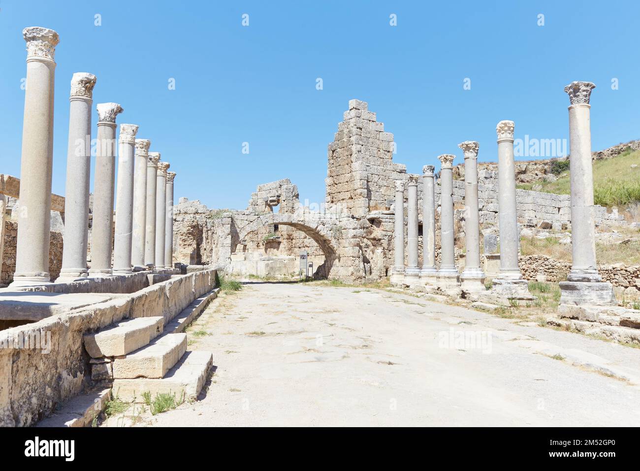 The Ancient City of Perge in Turkey's Antalya Province Stock Photo - Alamy
