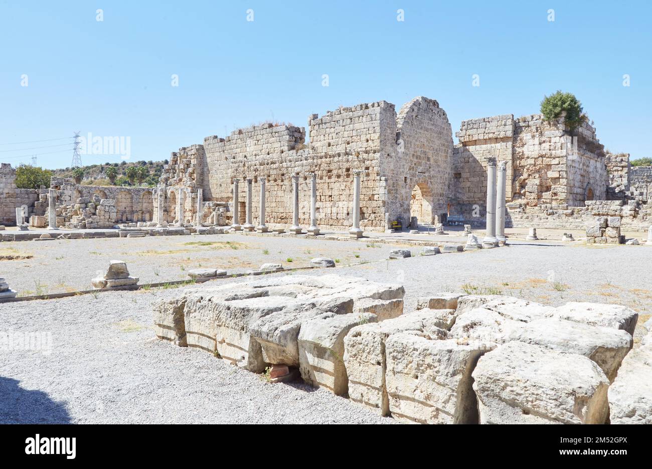 The Ancient City of Perge in Turkey's Antalya Province Stock Photo - Alamy