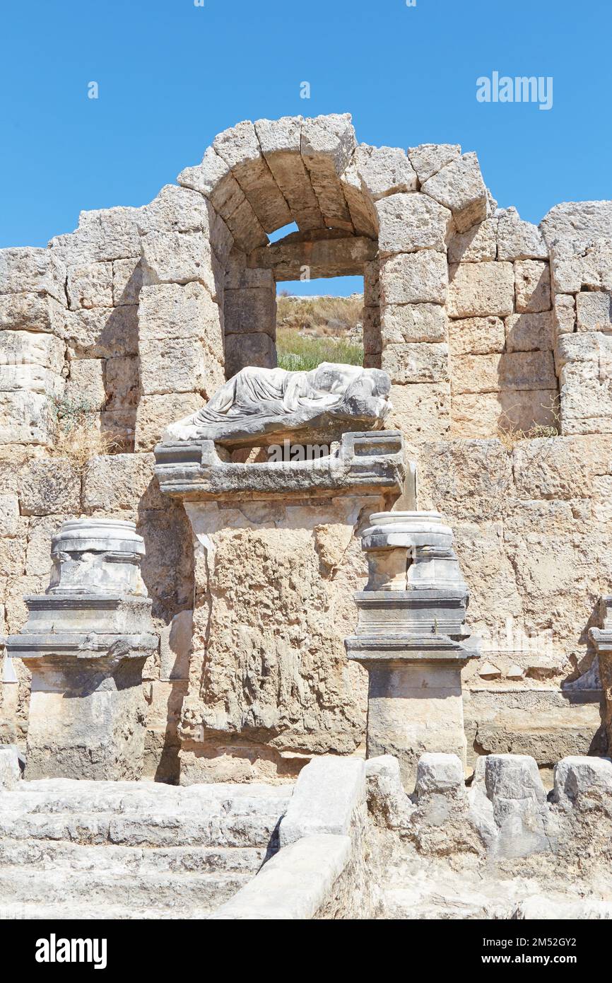 The Ancient City of Perge in Turkey's Antalya Province Stock Photo - Alamy