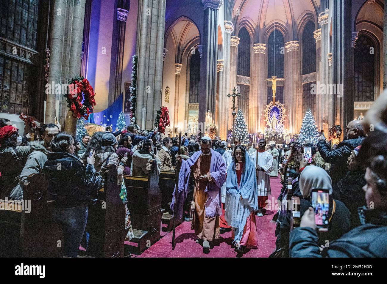 Istanbul, Turkey. 24th Dec, 2022. The birth scene of Jesus is being ...