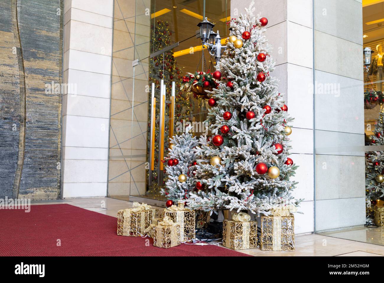 Christmas tree decoration Stock Photo - Alamy
